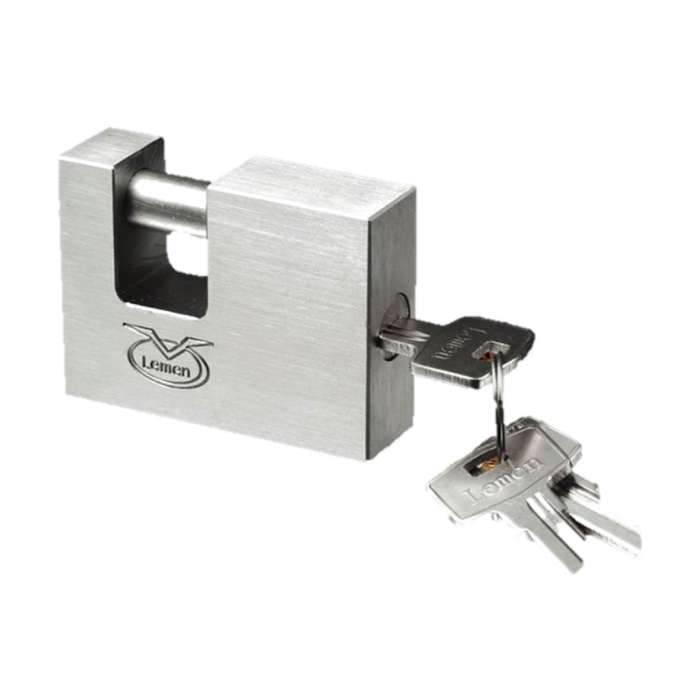 Shaya & Azar - LEMEN SS970-70MM Rectangle Stainless Steel Padlock