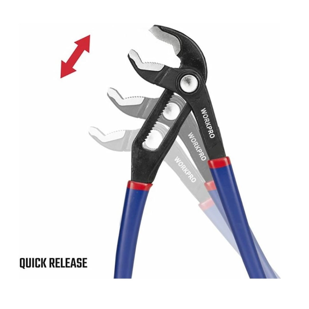 Shaya & Azar - WORKPRO WP213087 10" Quick Adjust Water Pump Plier